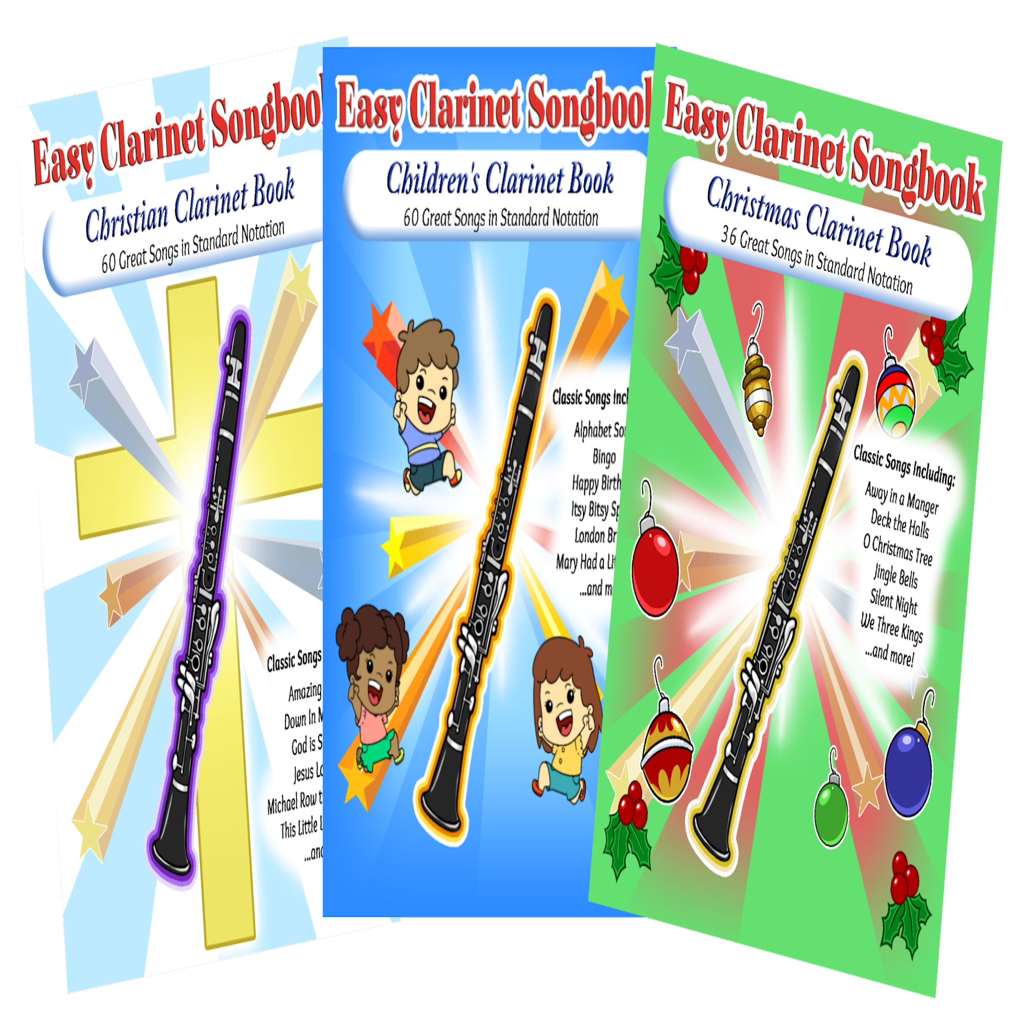Easy Clarinet Songbooks For Children And Beginners