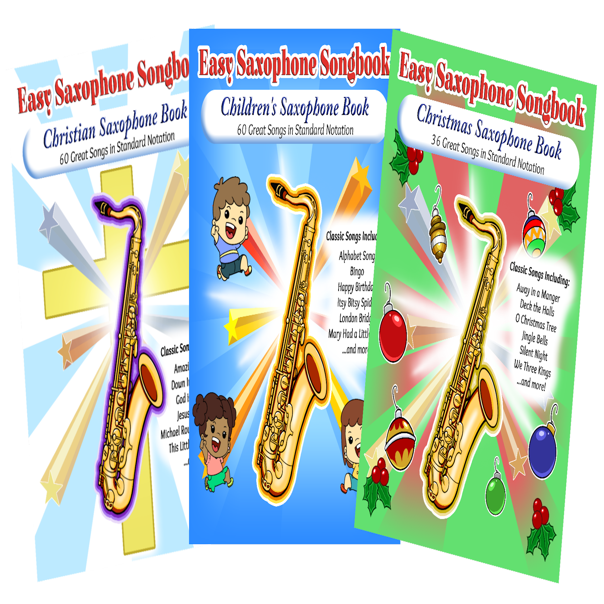 Easy Saxophone Songbooks For Children And Beginners